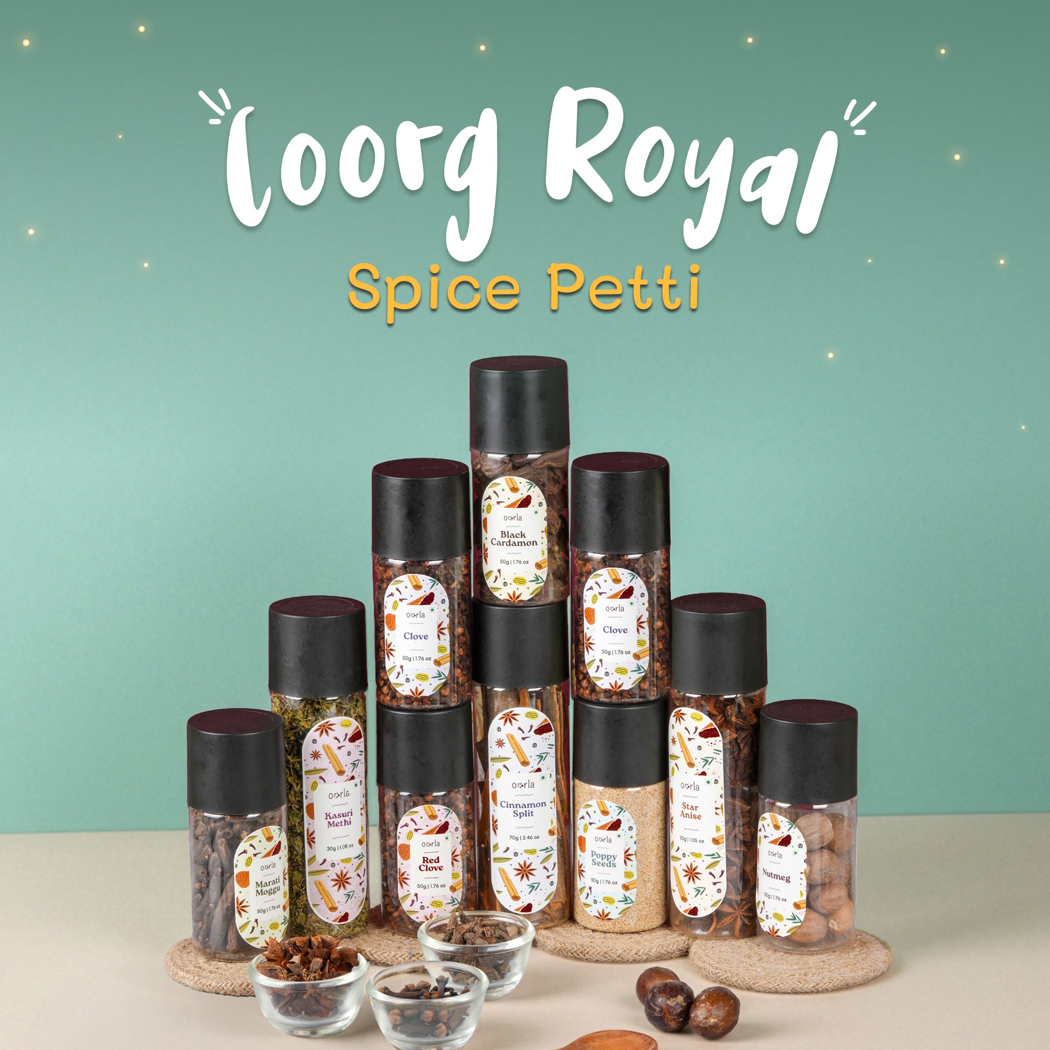 Coorg Royal Spice Petti | Authentic Coorg Spices by Oorla